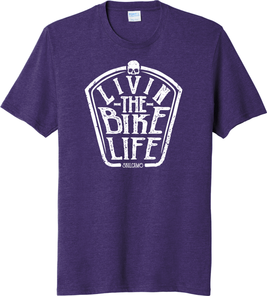 PURPLE TOMBSTONE TEE